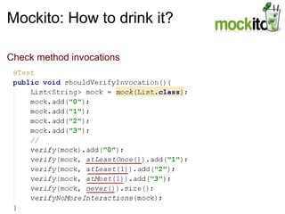 Mockito (JUG Latvia) | PPT