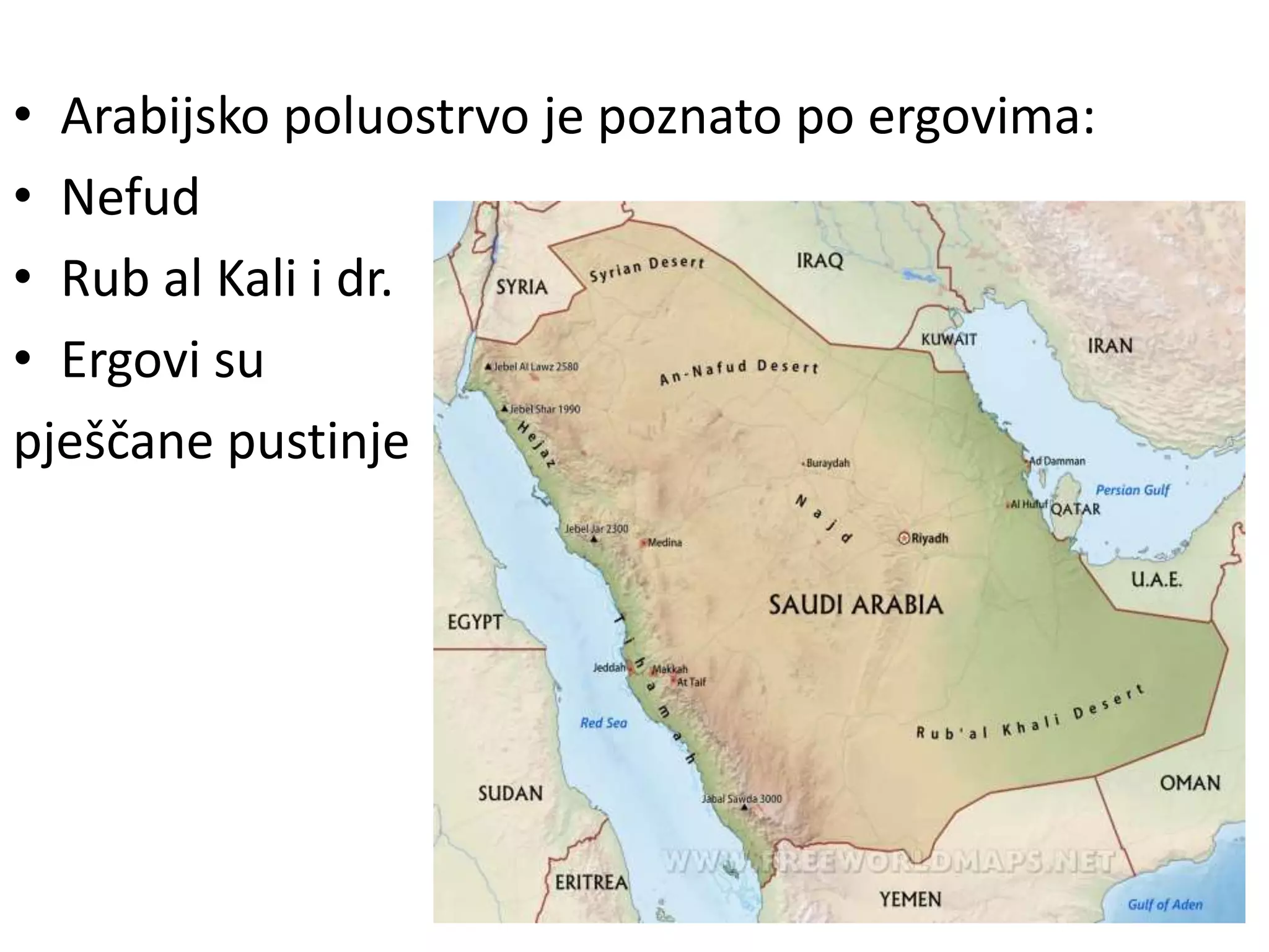 Jugozapadna Azija | PPTX