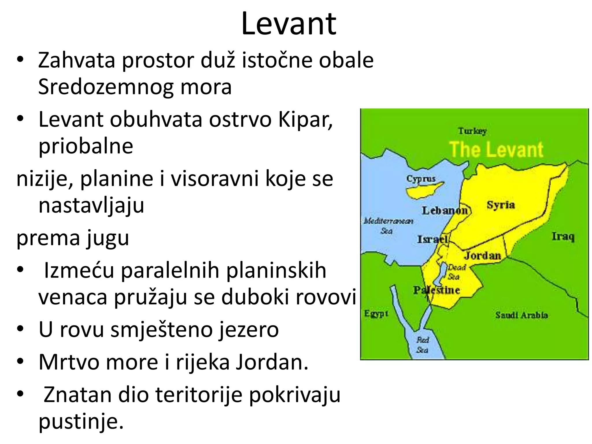 Jugozapadna Azija | PPTX