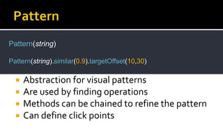 Automation with Sikuli | PPTX | Graphics Software | Computer Software and Applications