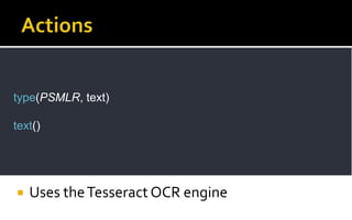 Automation with Sikuli | PPT