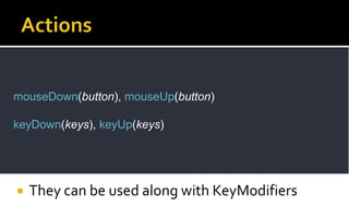Automation with Sikuli | PPT