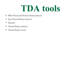 Thread Dump Analysis | PDF | Programming Languages | Computing