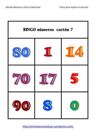 Juguemos al-bingo-de-los-numeros-color | PDF