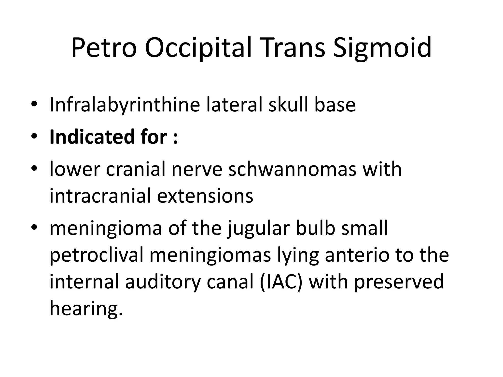 Jugular foramen anatomy and approaches | PPTX