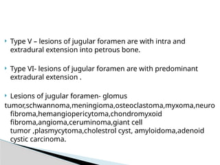 Jugular foramen lesions and their management.pptx