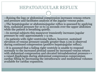 Jugular venous pressure | PPTX