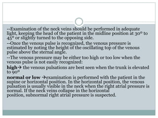 Jugular venous pressure | PPTX