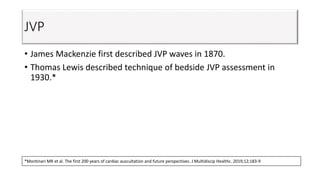 Jugular venous pressure | PPTX | Heart and Cardiovascular Diseases ...