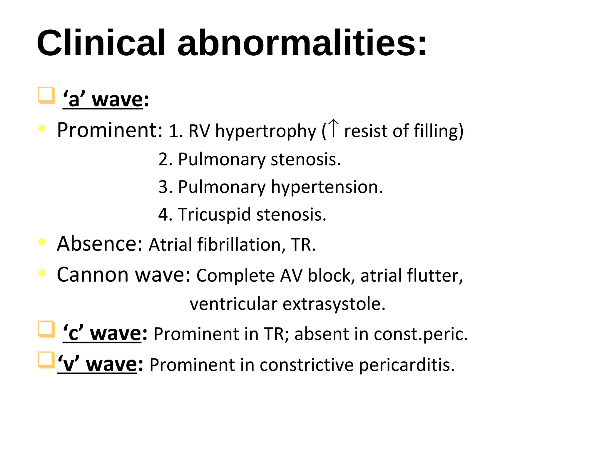 Jugular Venous Pressure (JVP) Jugular Venous Pulse | PPT
