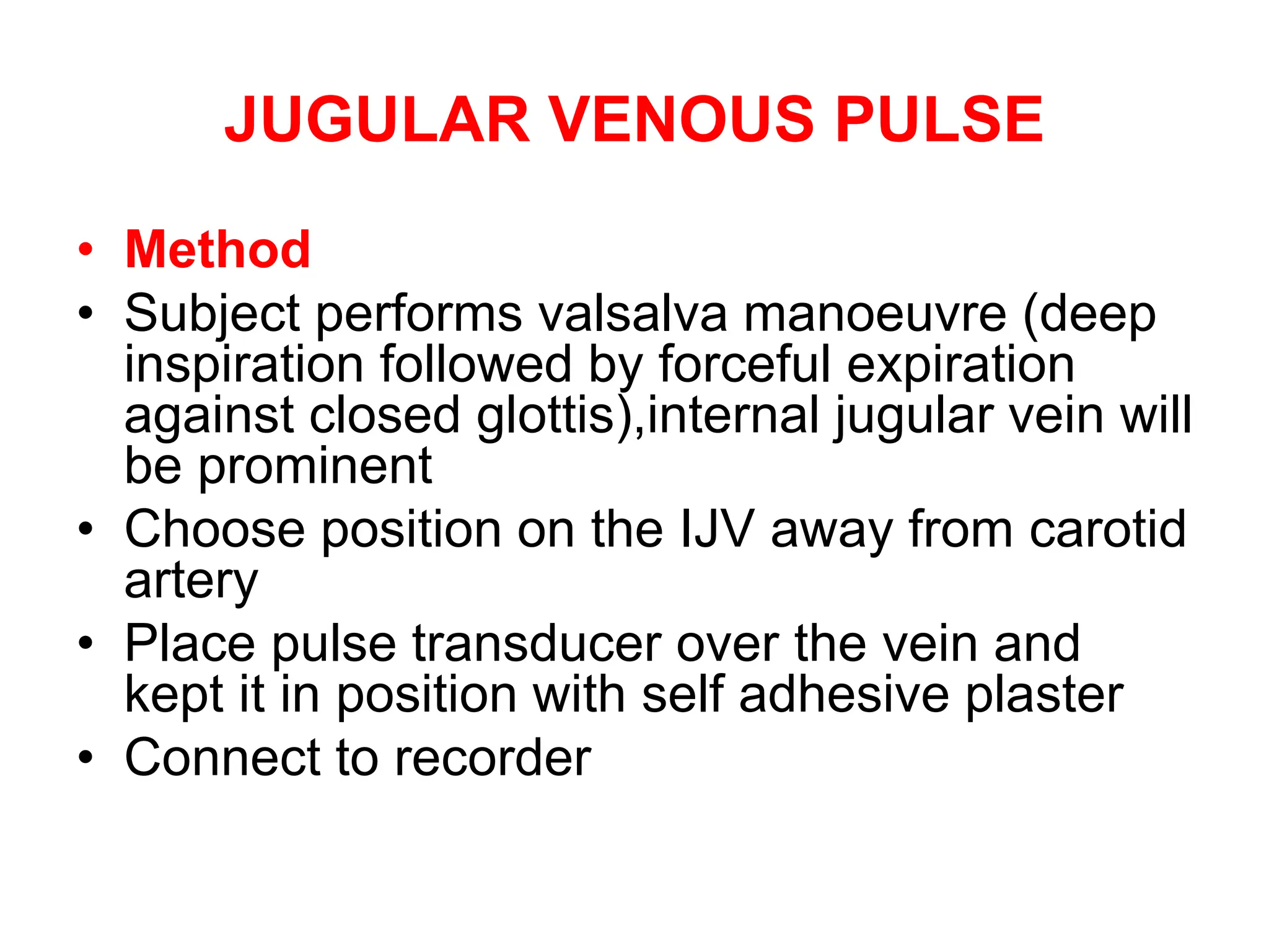 Jugular venous pressure and pulse pptx | PPTX