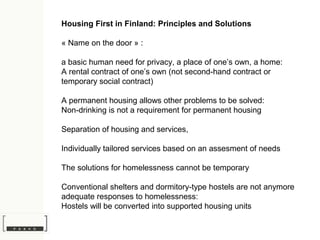 Long-Term Perspectives: From Housing First to Ending Homelessness | PPT