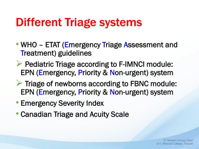 Pediatric Triage | PDF | First Aid | Injuries