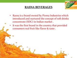 Beverages-Rasna | PPTX