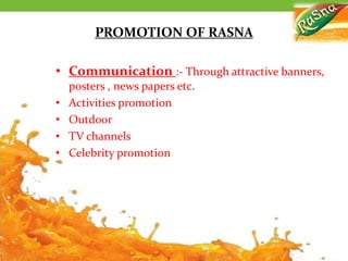 Beverages-Rasna | PPT