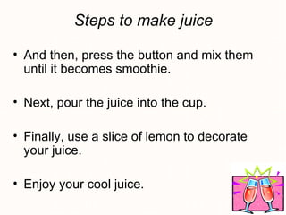 Juice diy | PPT