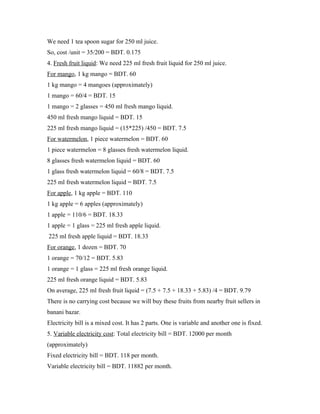 Juice Project Doc