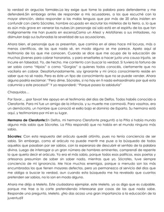 Juicio a socrates | DOCX