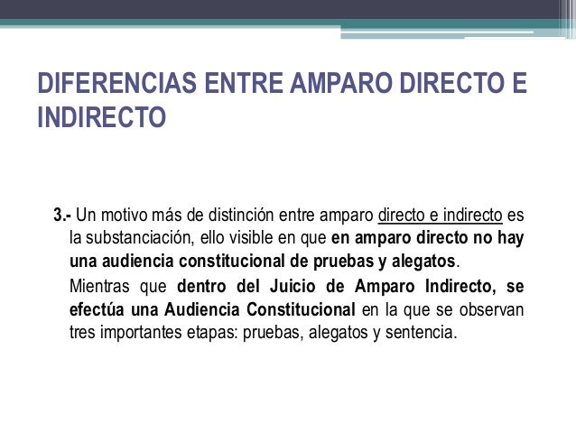 Diferencias Entre El Juicio De Amparo Indirecto Y El Juicio De Amparo ... Diferencias Entre El Juicio De Amparo Indirecto Y El Juicio De Amparo ...
