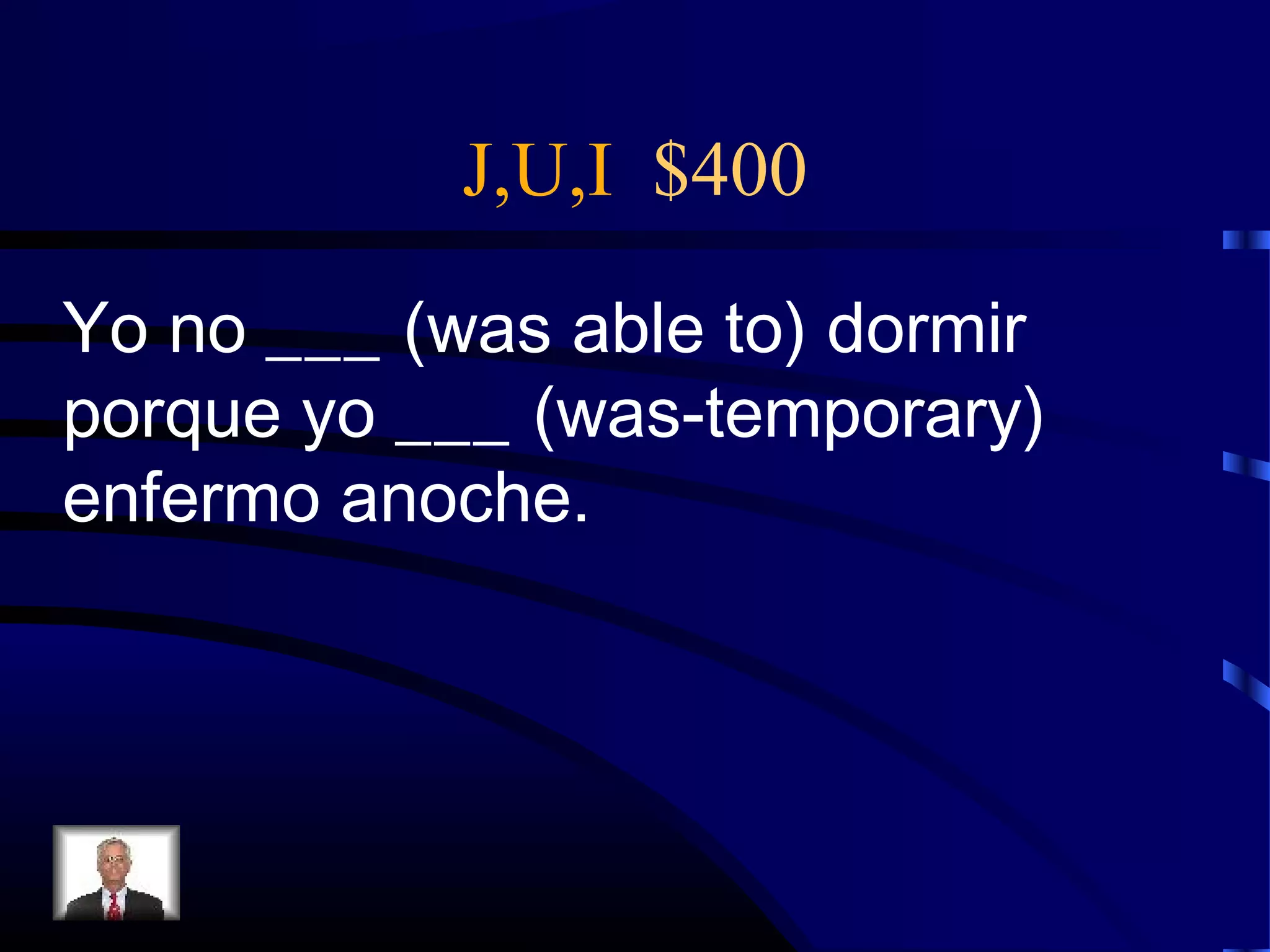 Juicy preterite jeopardy | PPT