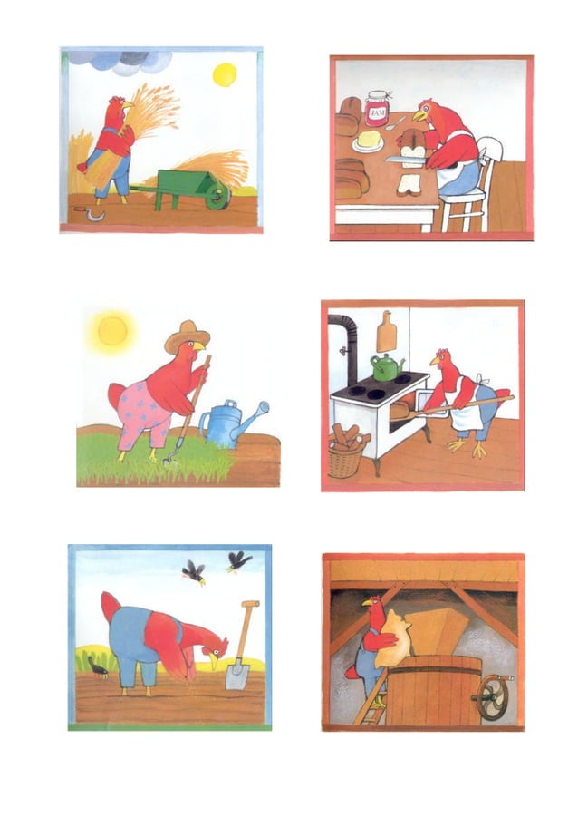 Juiste Volgorde Broodbakken Verhaal Rode Kippetje | PDF