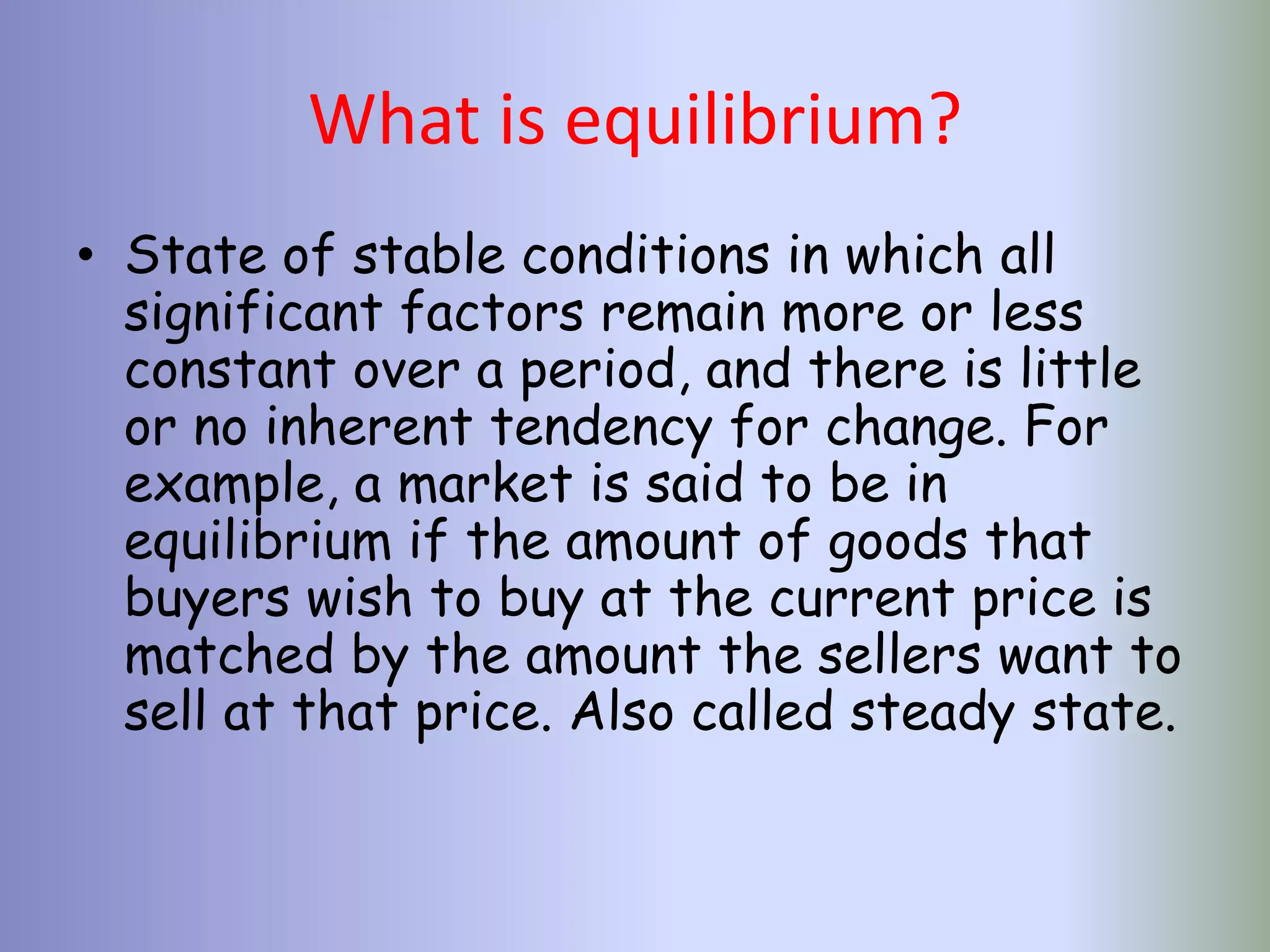 equilbrium | PPT
