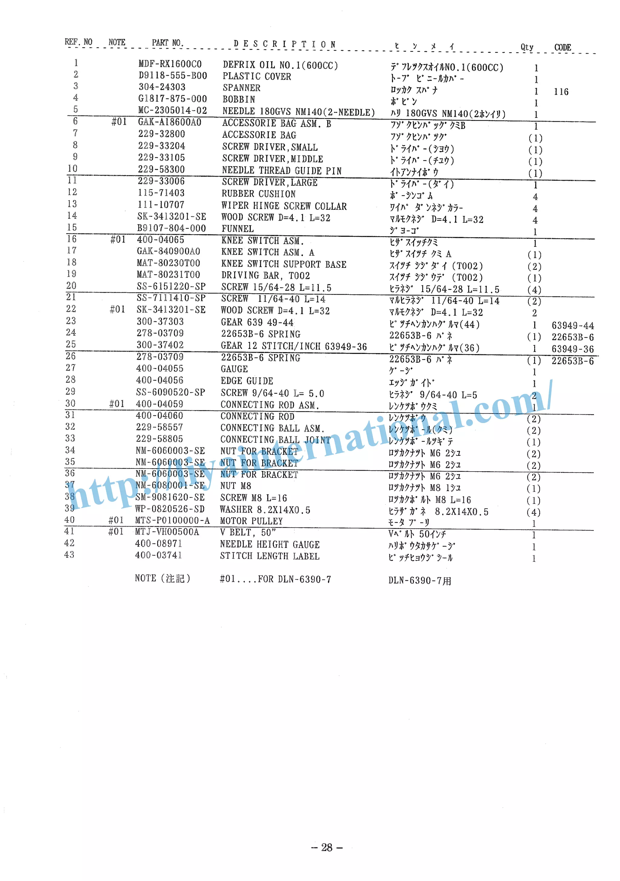 Juki dln 6390-7 | PDF