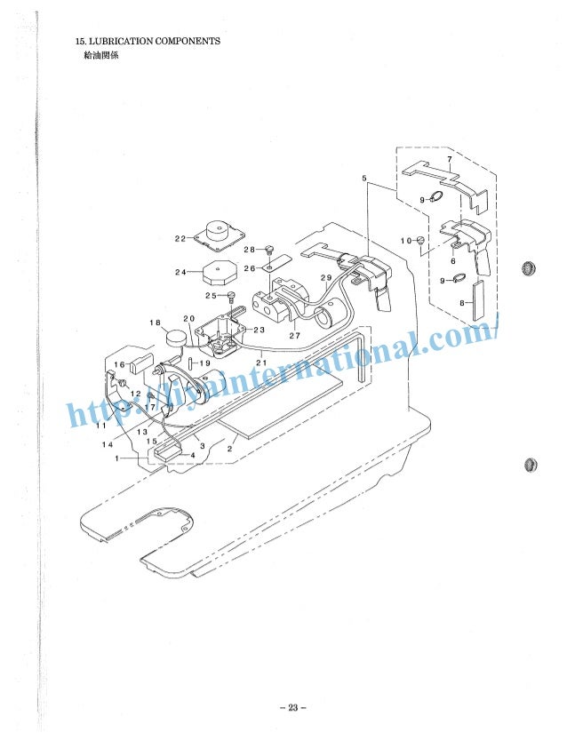 Juki dnu 1541 parts list