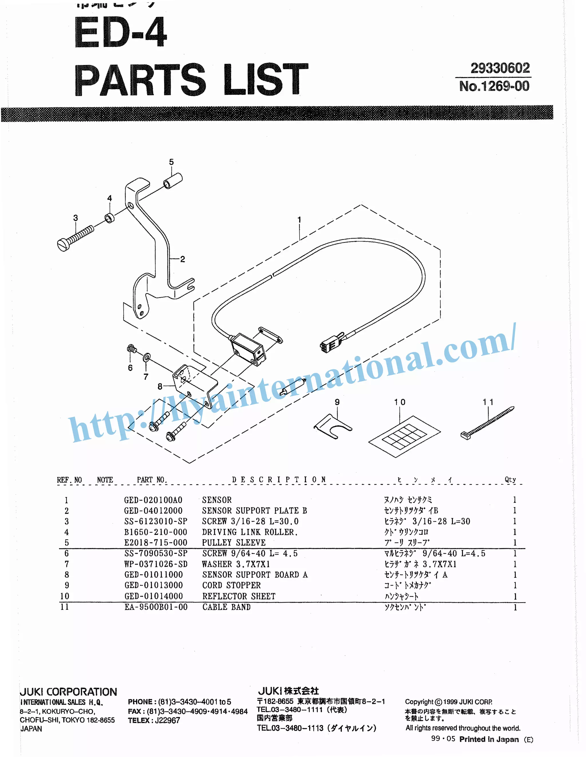 Juki ed 4,parts list | PDF