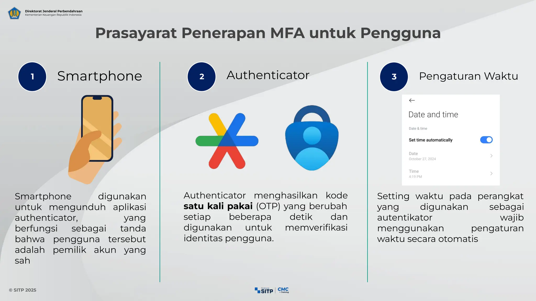 Petunjuk Teknis Multi Factor Authentication Aplikasi Sakti | PDF