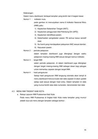 Petunjuk teknis Aplikasi Indikator Nasional Mutu FKTP | PDF