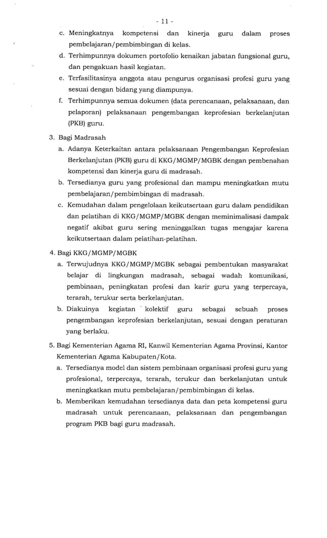 Juknis kkg, mgmp, mgbk tahun 2020 1 | PDF