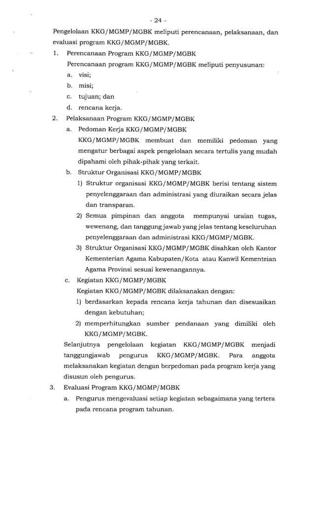 Juknis kkg, mgmp, mgbk tahun 2020 1 | PDF