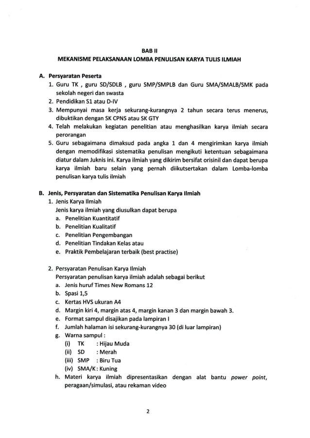 Juknis lomba karya ilmiah | PDF | Free Download