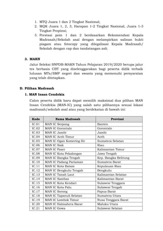 penerimaan man ic 2019 | PDF