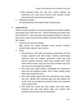 Juknis penyakit ulat new | PDF