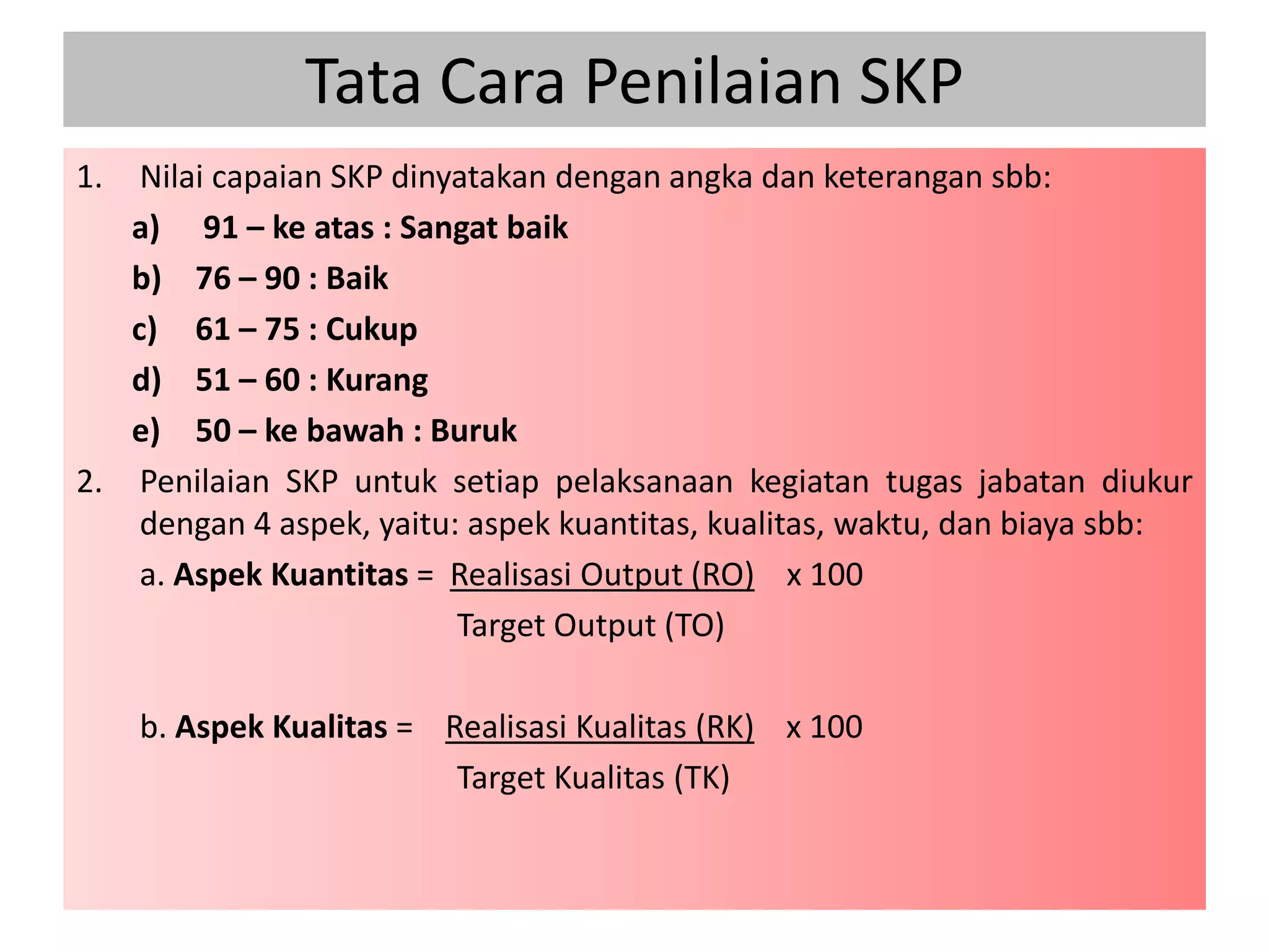 Tahapan Penyusunan SKP | PPT