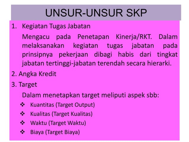 Tahapan Penyusunan SKP | PPT