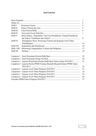 Juknis PPDB TA 2016/2017 | PDF