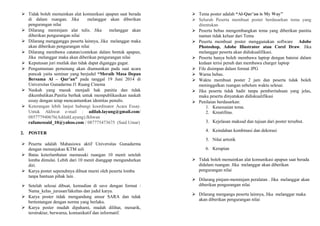 Juknis seluruh lomba fix | PPT | Free Download