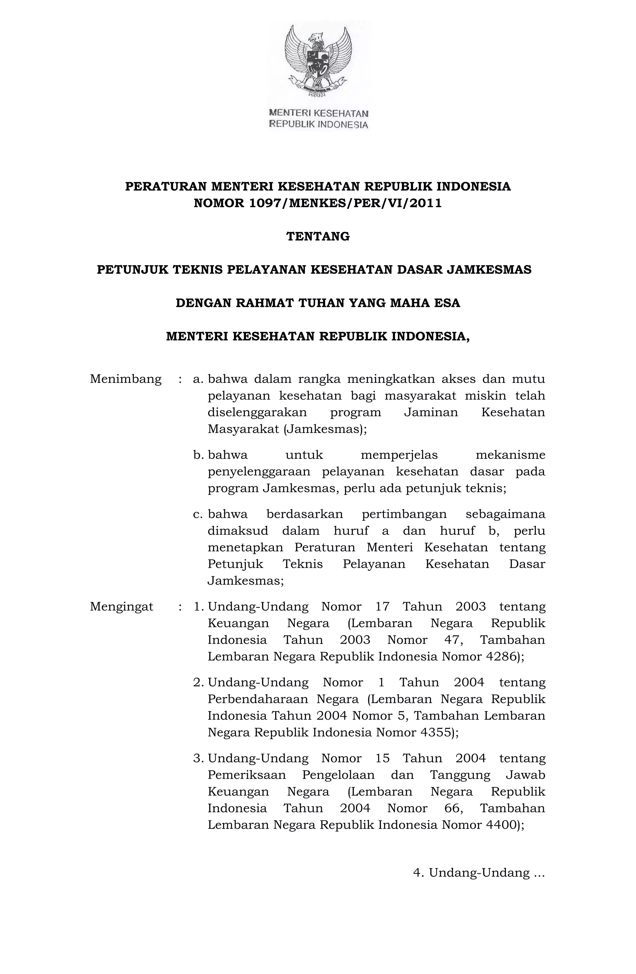 Juknis yankesdas jamkesmas new | PDF