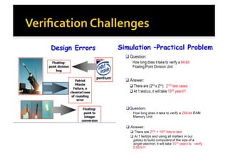 Verification Challenges and Methodologies | PDF