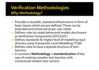 Verification Challenges and Methodologies | PDF