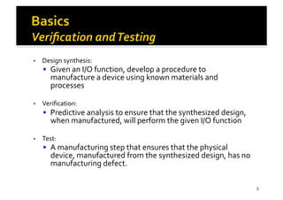 Verification Challenges and Methodologies | PDF