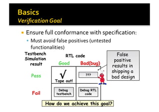 Verification Challenges and Methodologies | PDF