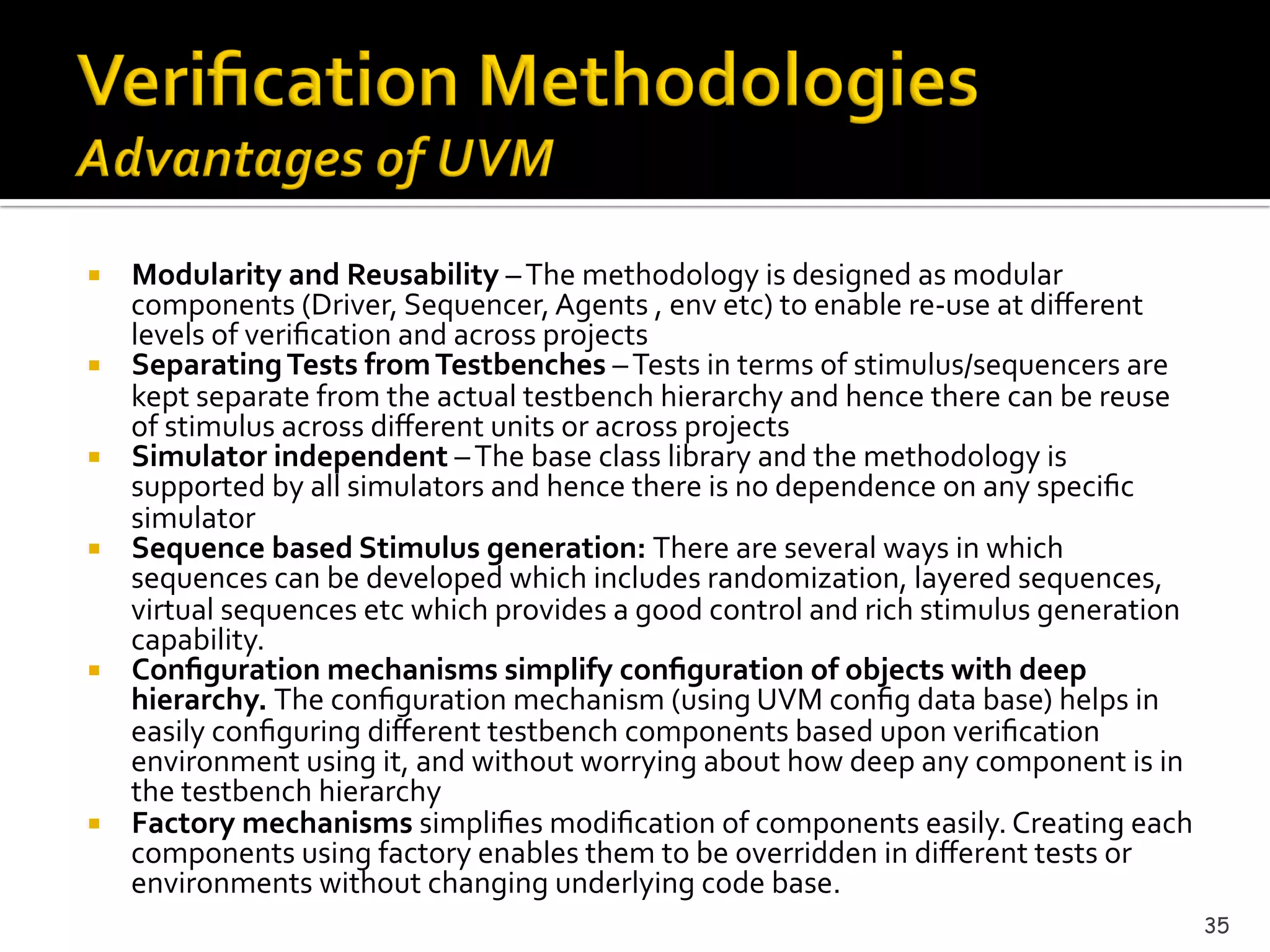 Verification challenges and methodologies - SoC and ASICs | PDF