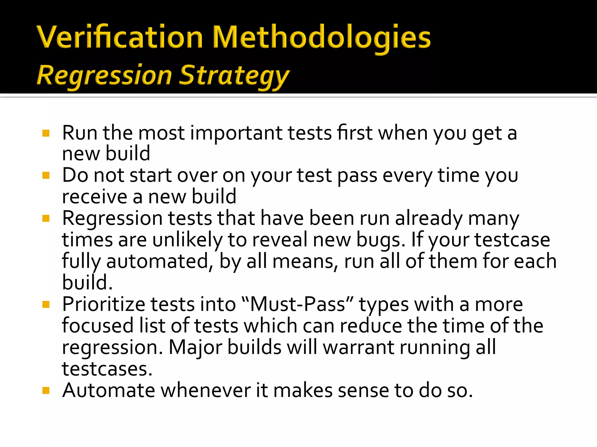 Verification challenges and methodologies - SoC and ASICs | PDF