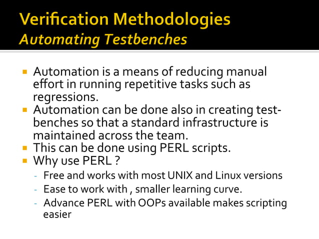 Verification challenges and methodologies - SoC and ASICs | PDF