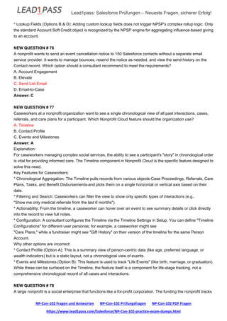 Comprehensive Guide to Salesforce NP-Con-102 Nonprofit Cloud Consultant ...