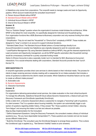 Comprehensive Guide to Salesforce NP-Con-102 Nonprofit Cloud Consultant ...